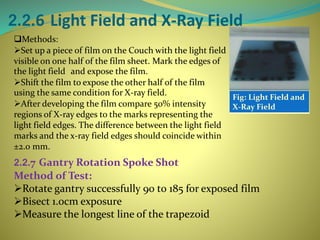 Aceeptance testing and commisioning data measurement for photon beam | PPTX