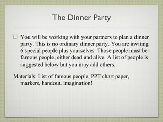 Dinner party | PPT