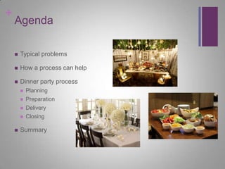 Planning a Dinner Party for Four | PPTX