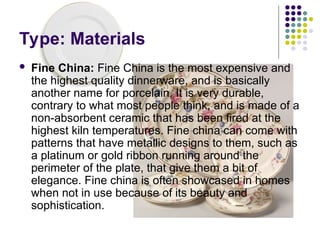 Dinnerware presentation plates/plating.ppt