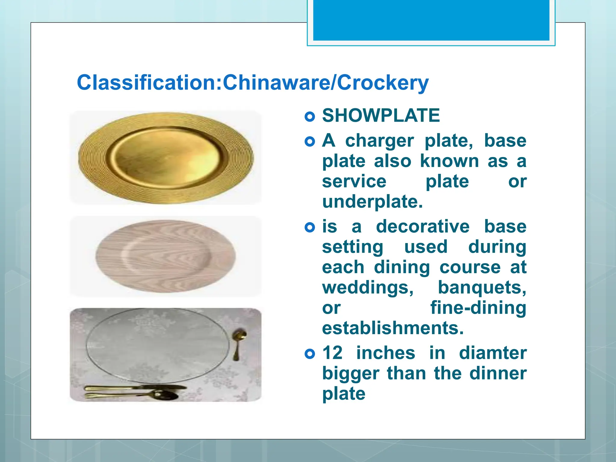 DINNERWARE CATEGORIES Types and Characteristics.pptx