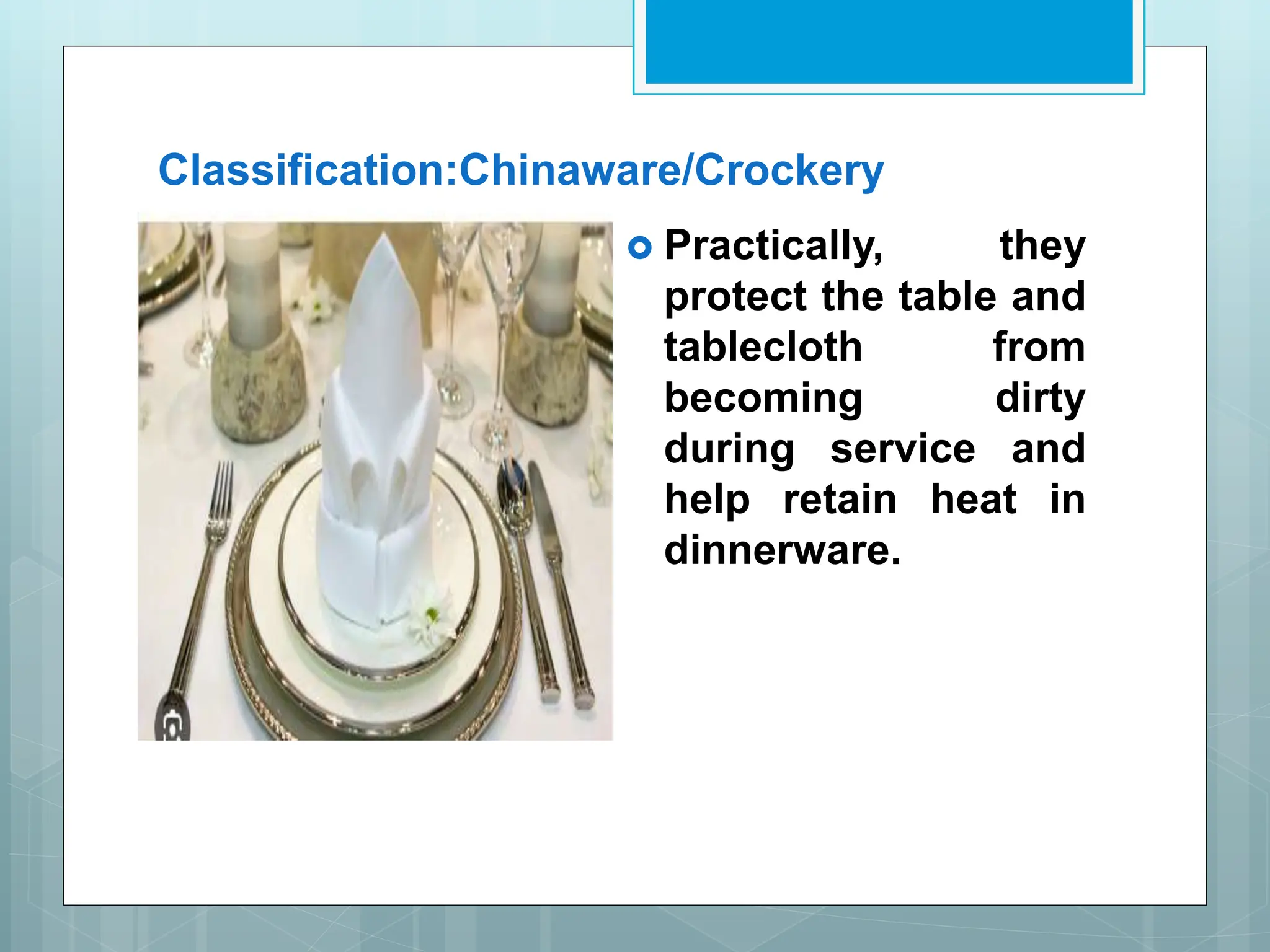 DINNERWARE CATEGORIES Types and Characteristics.pptx
