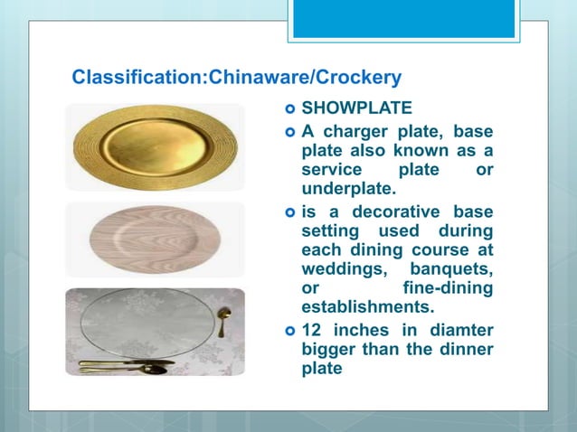 DINNERWARE CATEGORIES Types and Characteristics.pptx