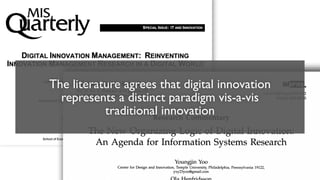 Lecture slides: Digital Innovation and Transformation | PDF