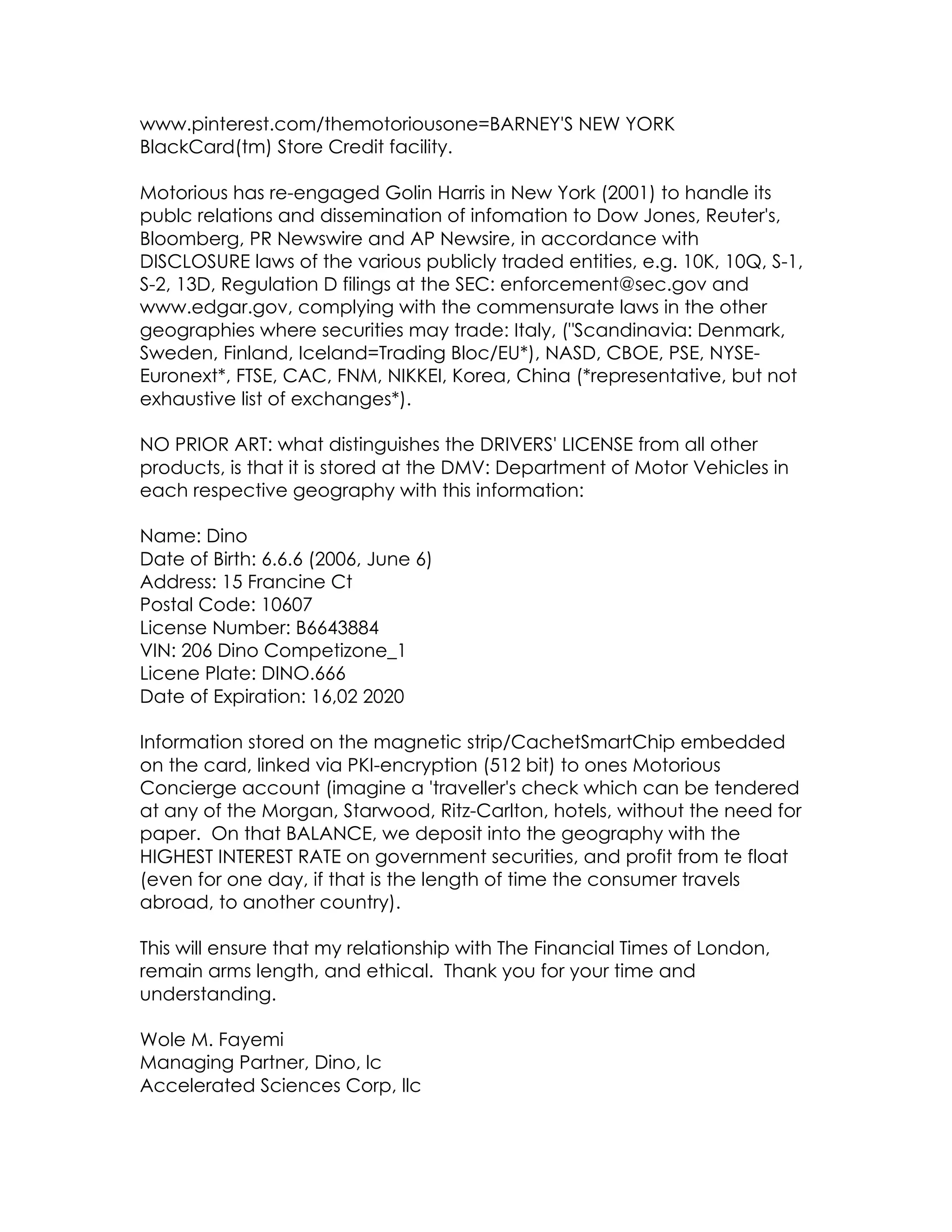 [Dino.666][dmv][vanity fair license plate] | PDF | Free Download