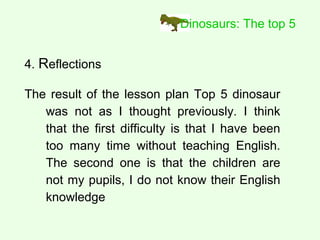 Dino lesson plan_ppt | PPT