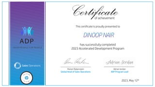 Accelerated Development Program 2023 | PDF