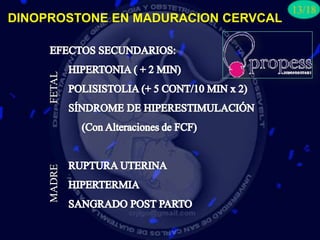 MADURACION CERVICAL CON DINOPROSTONA | PPTX