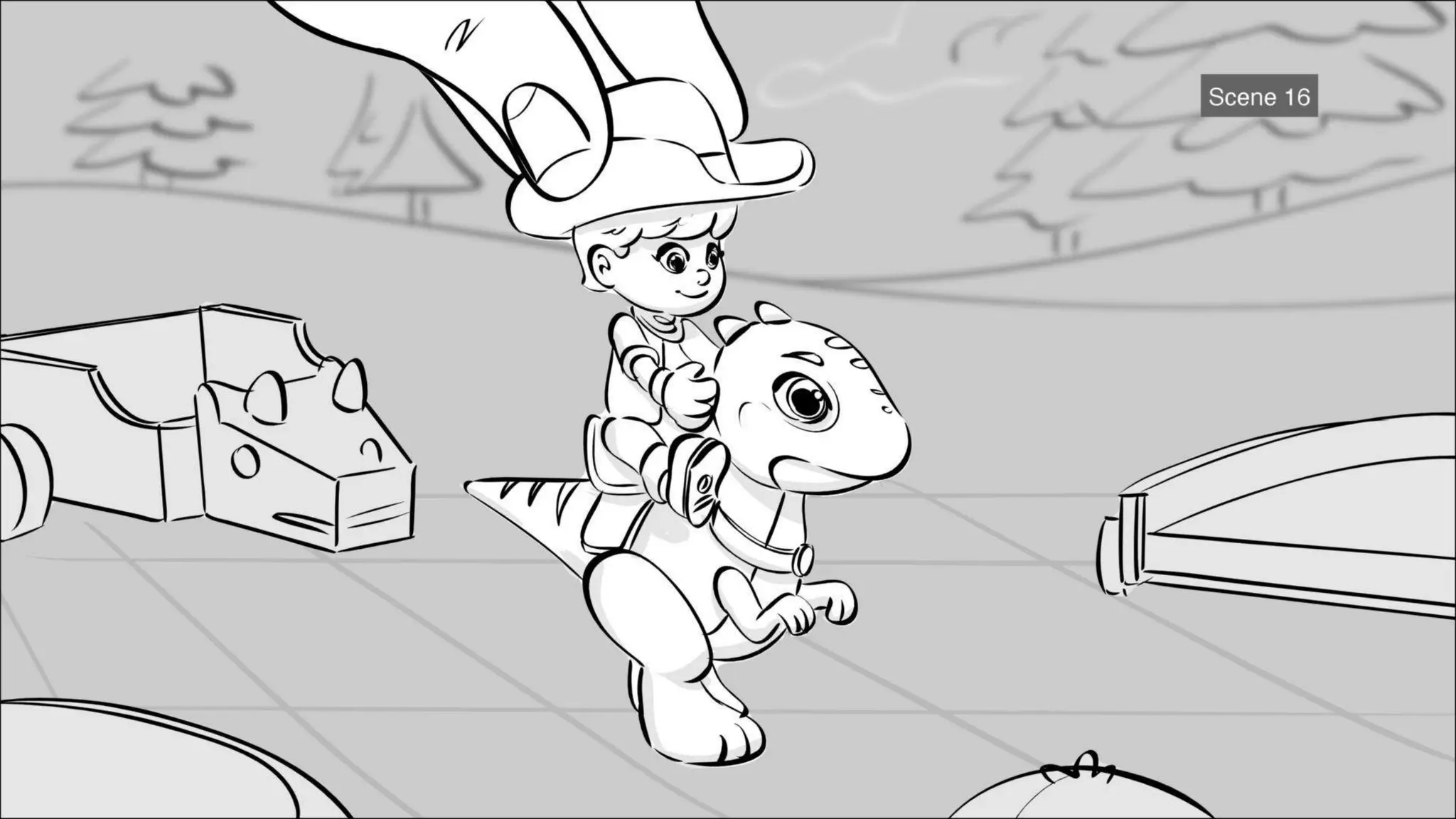 Dino Ranch Storyboard / Kids TV Advertising | PDF