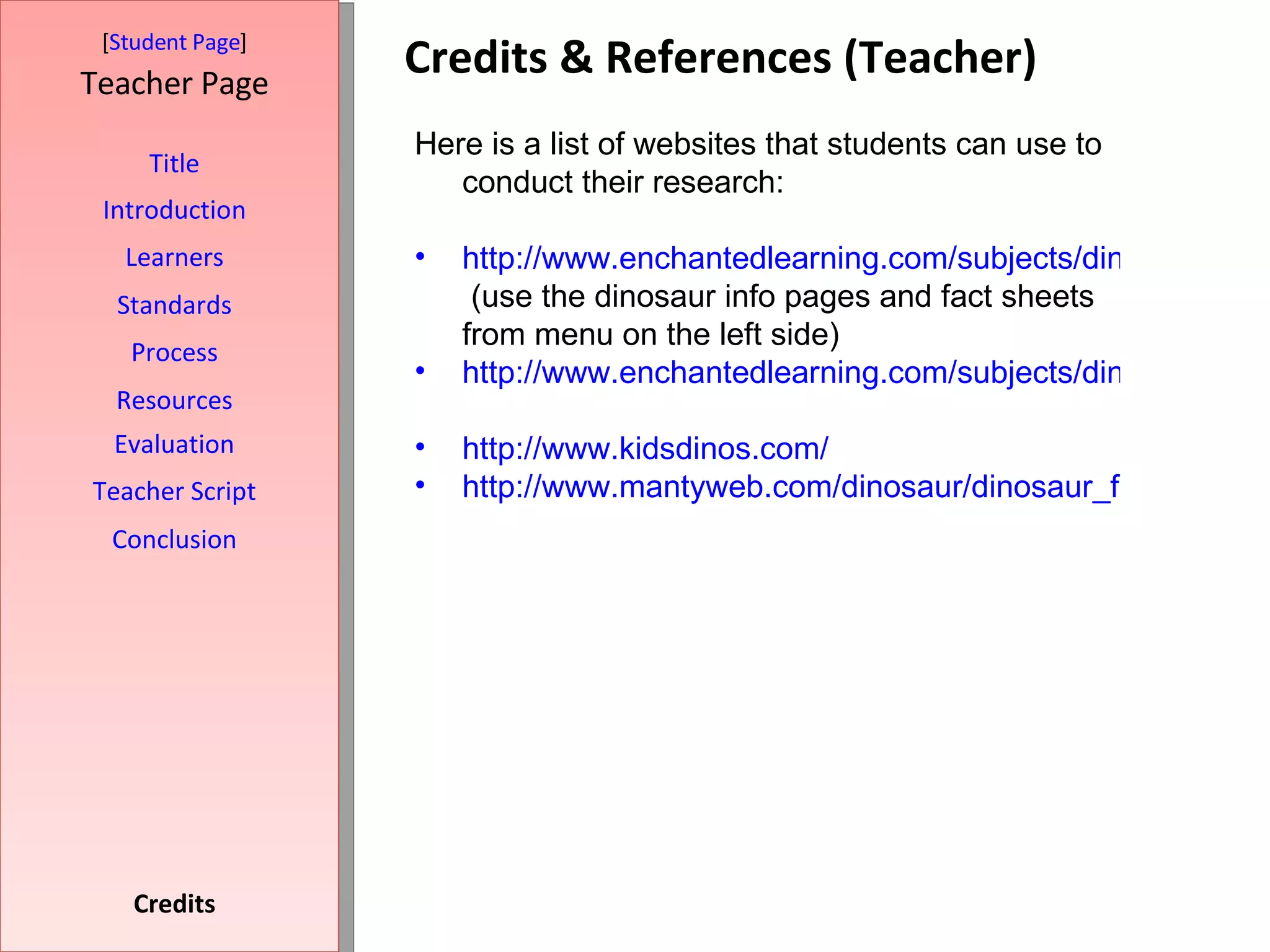Dinosaur Park Activity | PPT