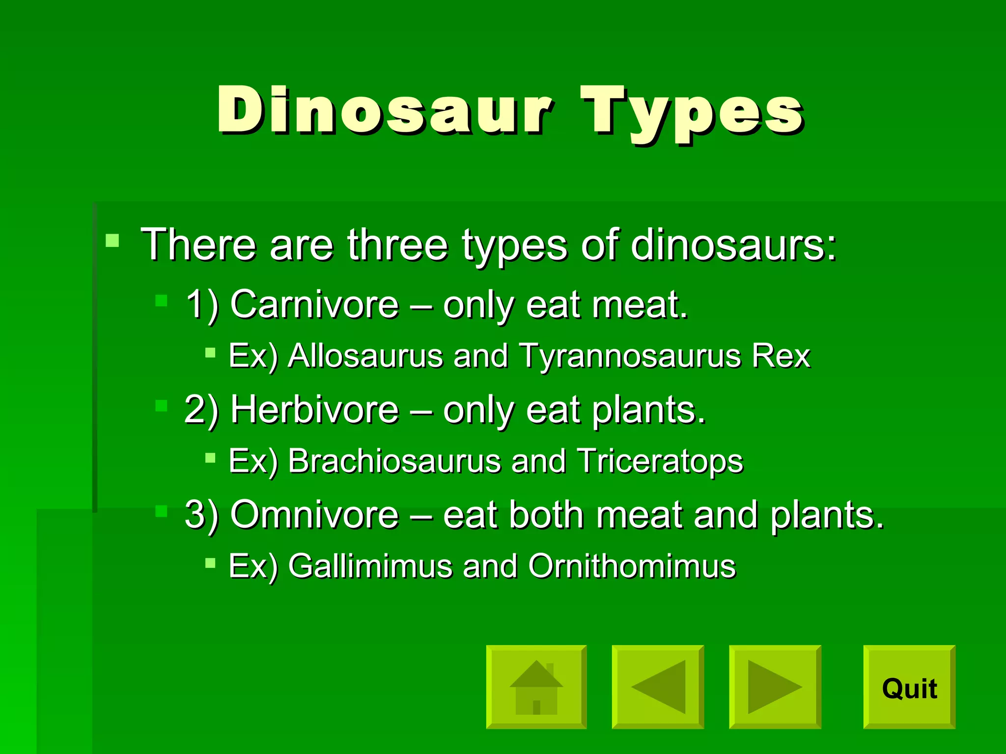 Dinosaur Ppt Project 1213297748358502 8 | PPT