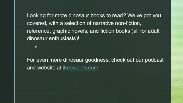 20 Dinosaur Books for Adults | PDF