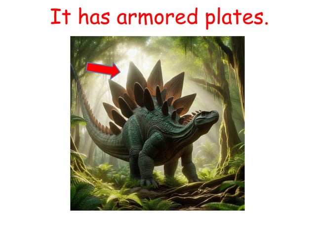 Dinosaur Characteristics: It has a bony head | PPT