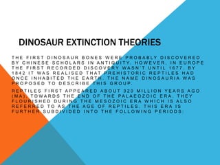 Dinosaur Extintion | PPT