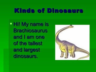 Dinosaur Facts Ppt | PPT