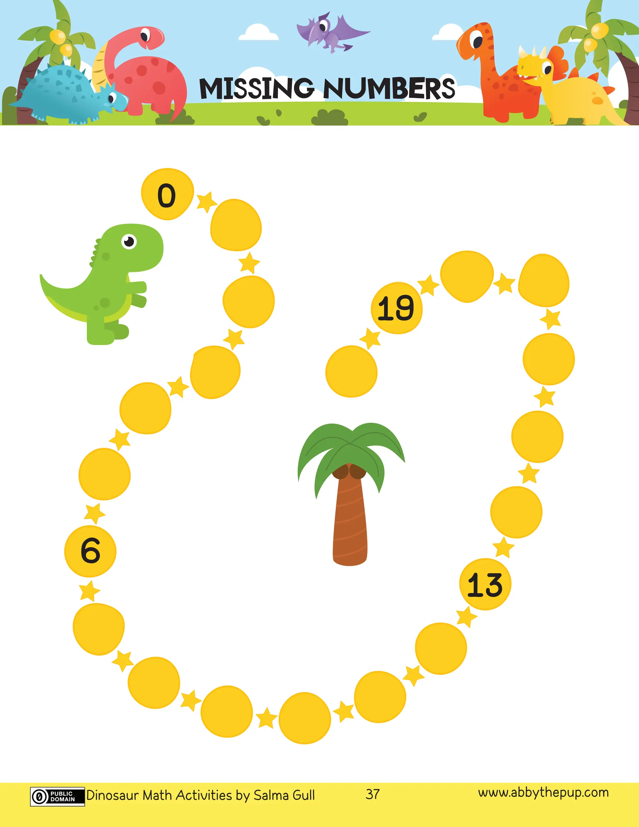 Dinosaur Math Activities for small children | PDF