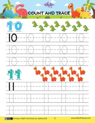 Dinosaur Math Activities for small children | PDF