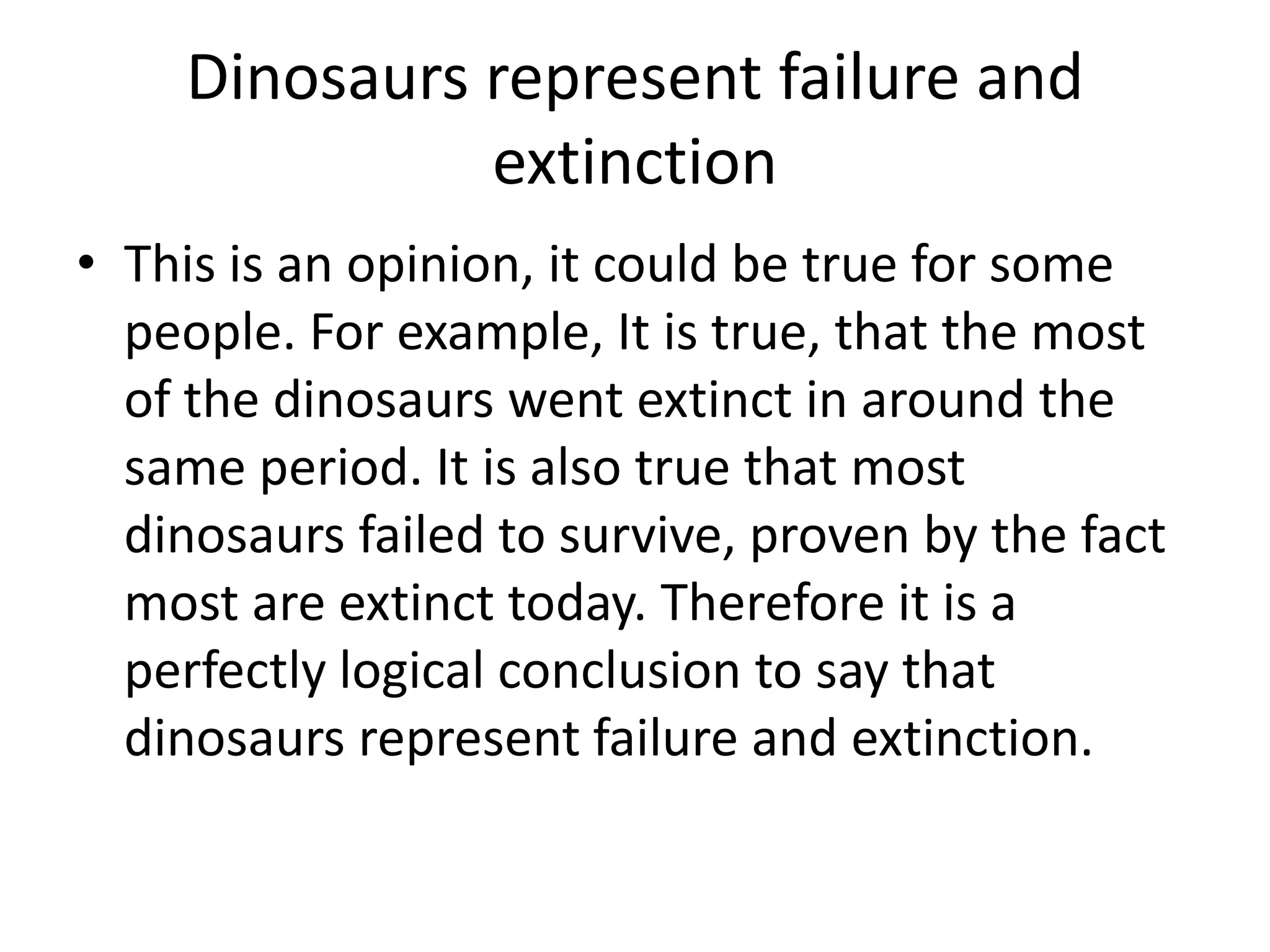 Dinosaur myths | PPTX