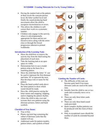 Dinosaur rhythm patterns l | PDF