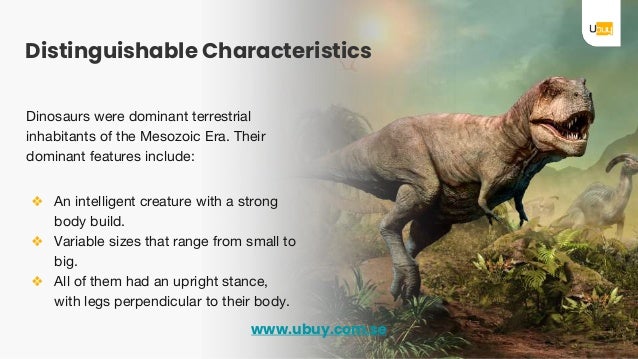 Dinosaurs And Their Existence - Welcome to the Era of the Unknowns | PPTX