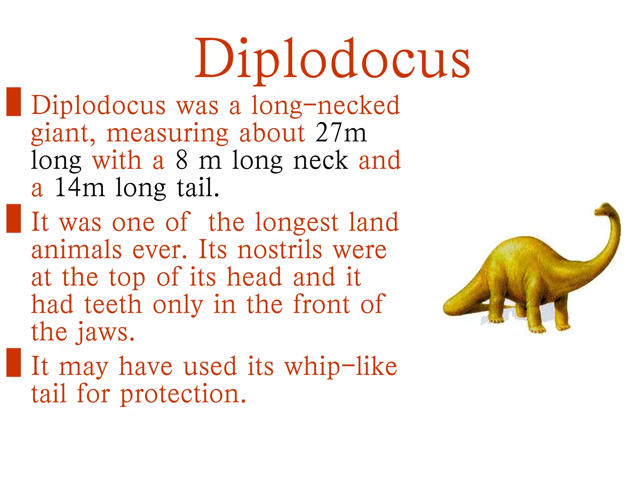 Dinosaurs ppt with info | PPT