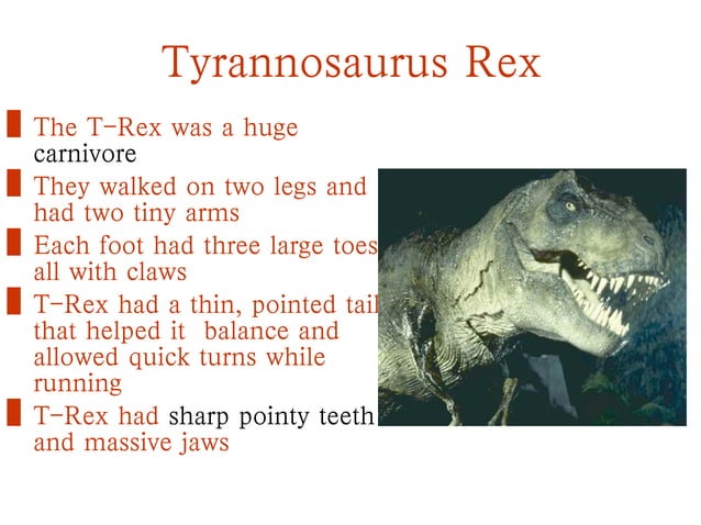 Dinosaurs ppt with info | PPT | Reptiles | Pets
