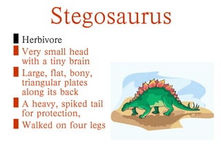 Dinosaurs ppt with info | PPT