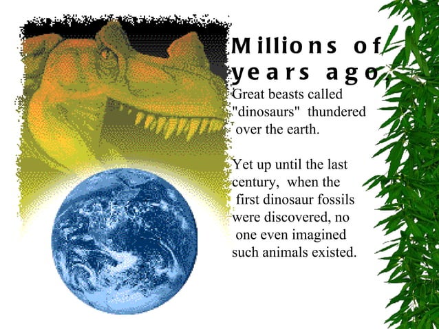 Dinosaurs science | PPT