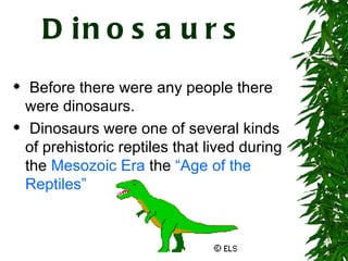 Dinosaurs science | PPT