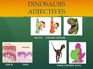 Dinosaurs vocabulary | PPTX