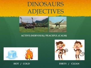 Dinosaurs vocabulary | PPTX