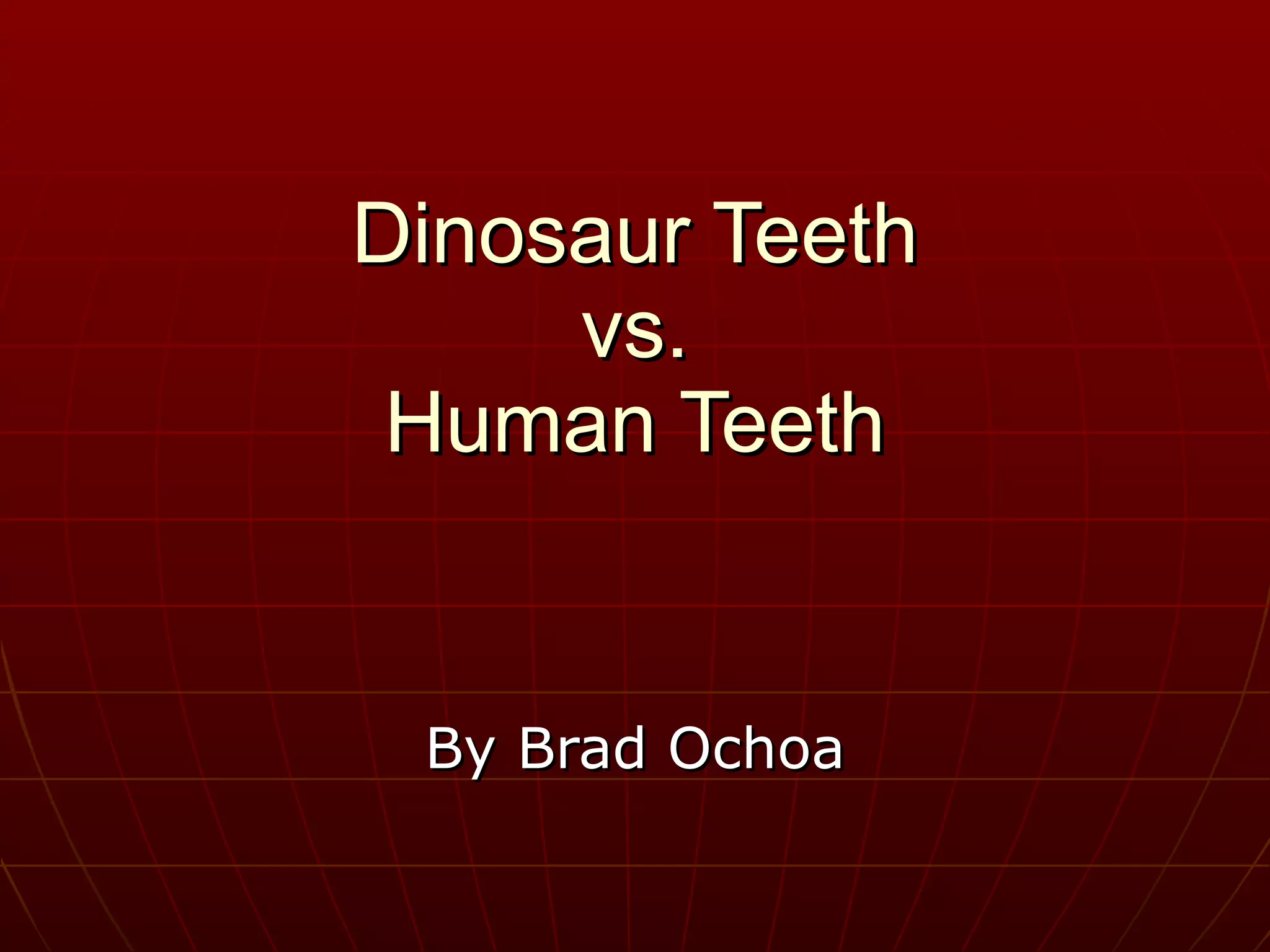 Dinosaur Teeth | PPT