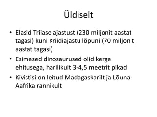 Dinosaurused | PPTX