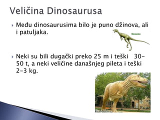 Dinosaurusi | PPT