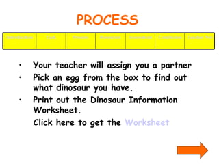 Dinosaur web quest | PPT