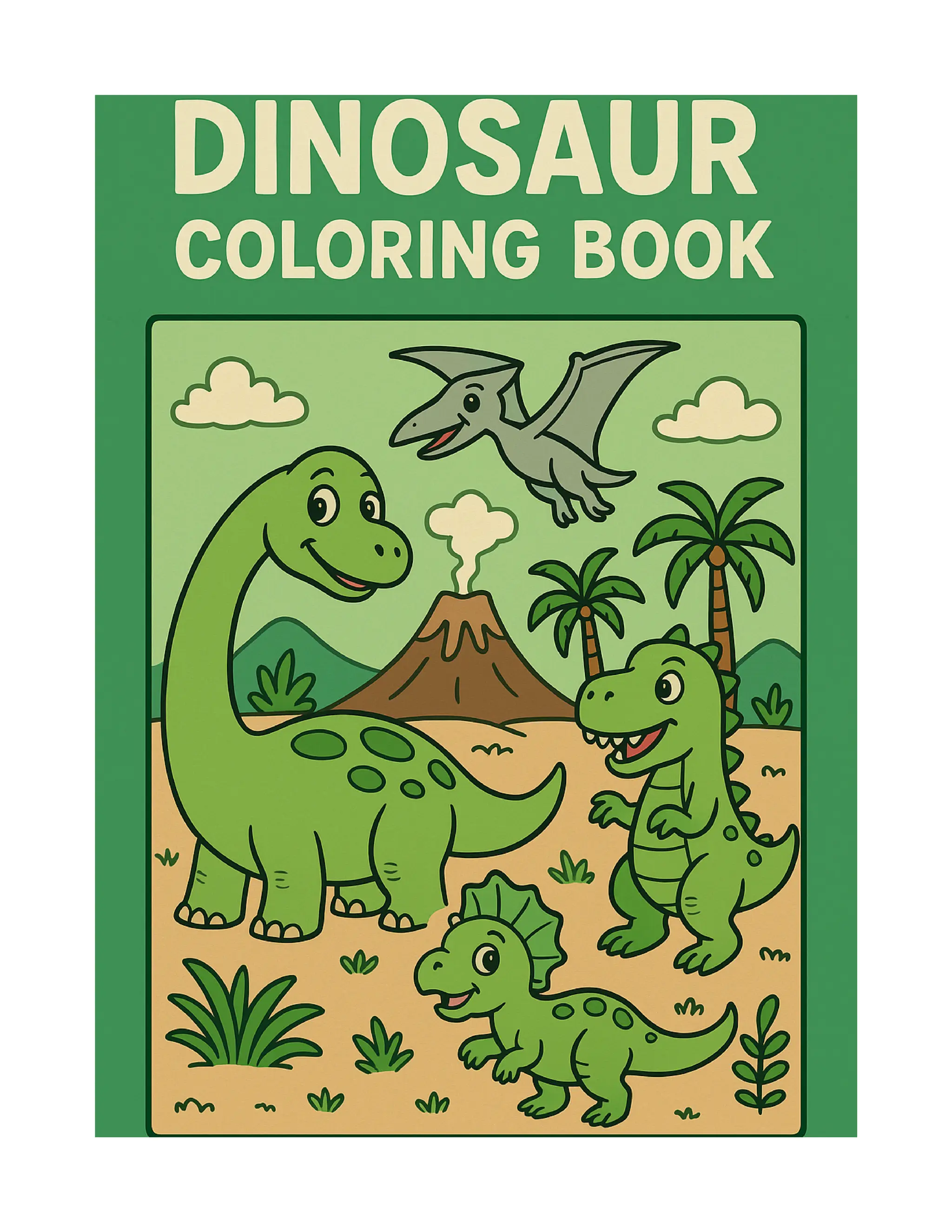 "Dino World: The Ultimate Dinosaur Coloring Book for Kids" | PDF