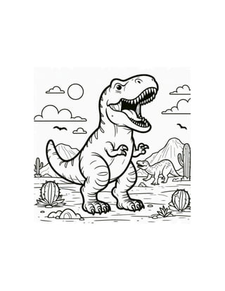"Dino World: The Ultimate Dinosaur Coloring Book for Kids" | PDF
