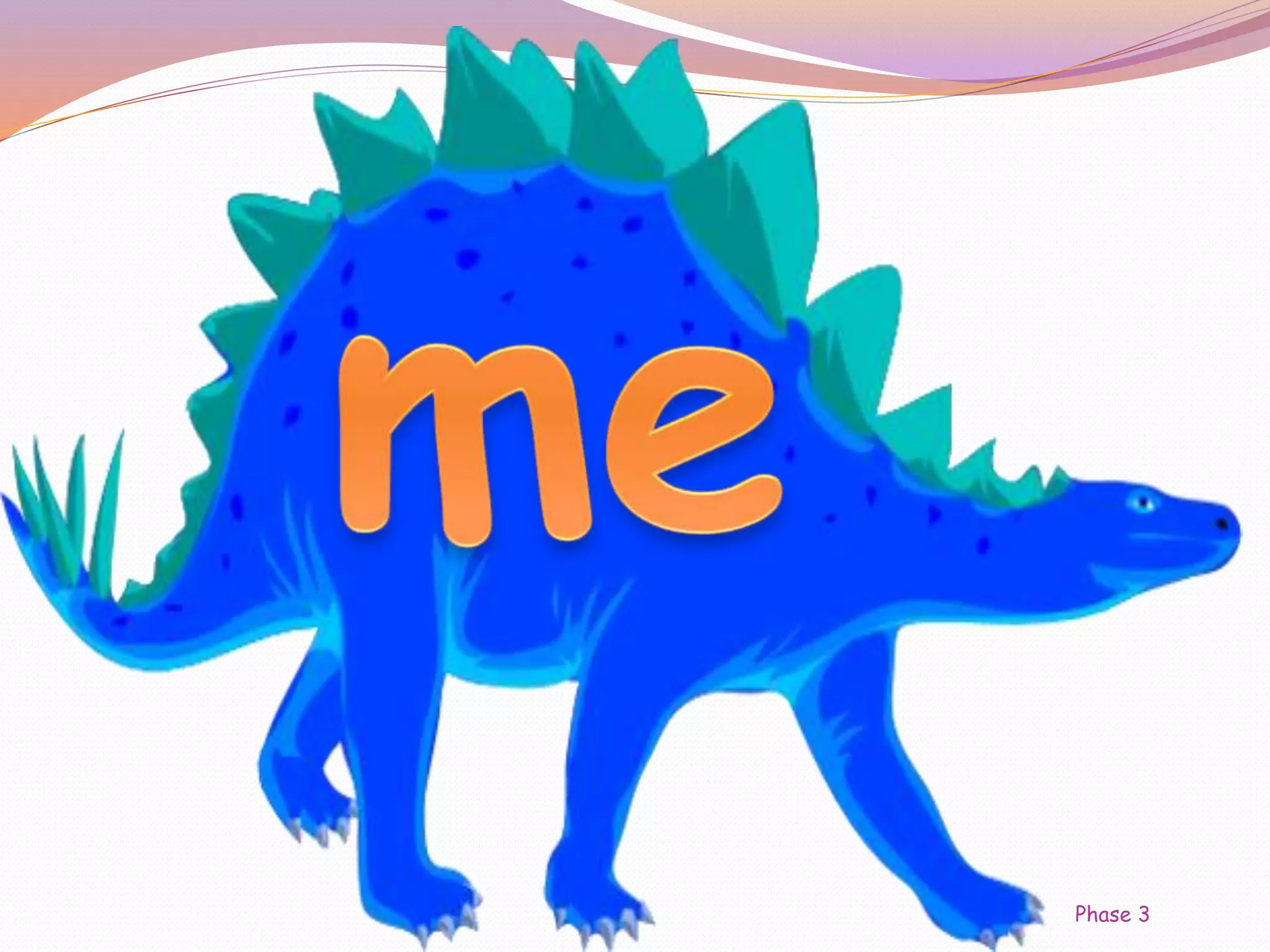 Dinosaur Tricky words - Phase 2 and Phase 3 | PPTX