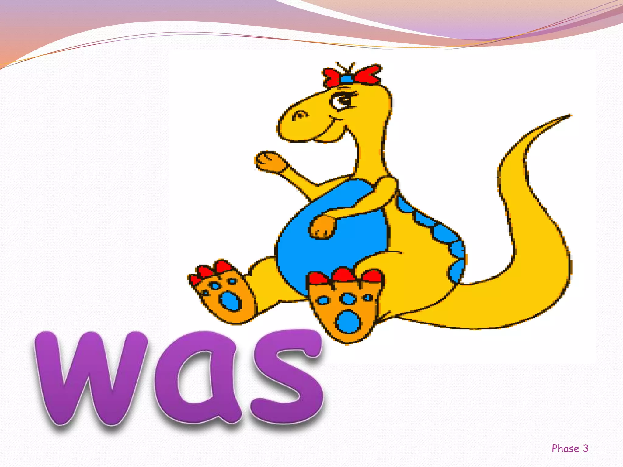 Dinosaur Tricky words - Phase 2 and Phase 3 | PPTX