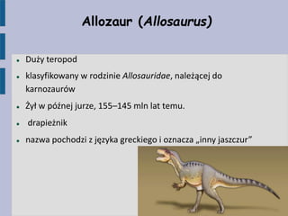 Dinozaury | PPTX