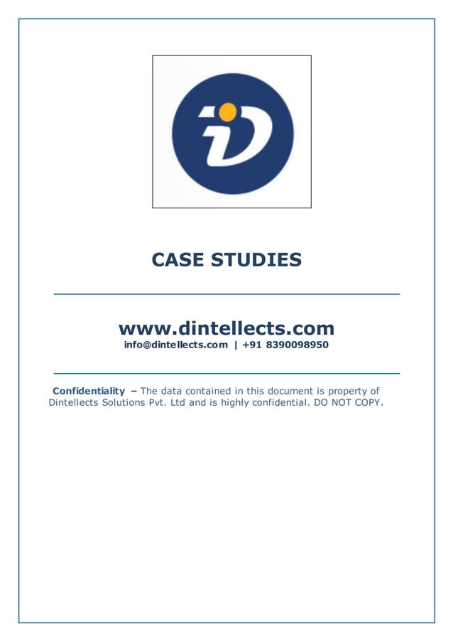 Dintellects Case Studies | PDF