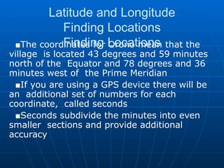 Lecture Latitude And Longitude | PPT