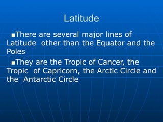Lecture Latitude And Longitude | PPT