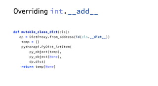 2 + 2 = 5: Monkey-patching CPython with ctypes to conform to Party ...