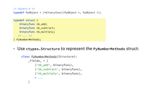 2 + 2 = 5: Monkey-patching CPython with ctypes to conform to Party ...