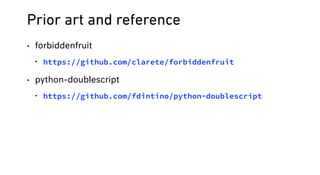 2 + 2 = 5: Monkey-patching CPython with ctypes to conform to Party ...