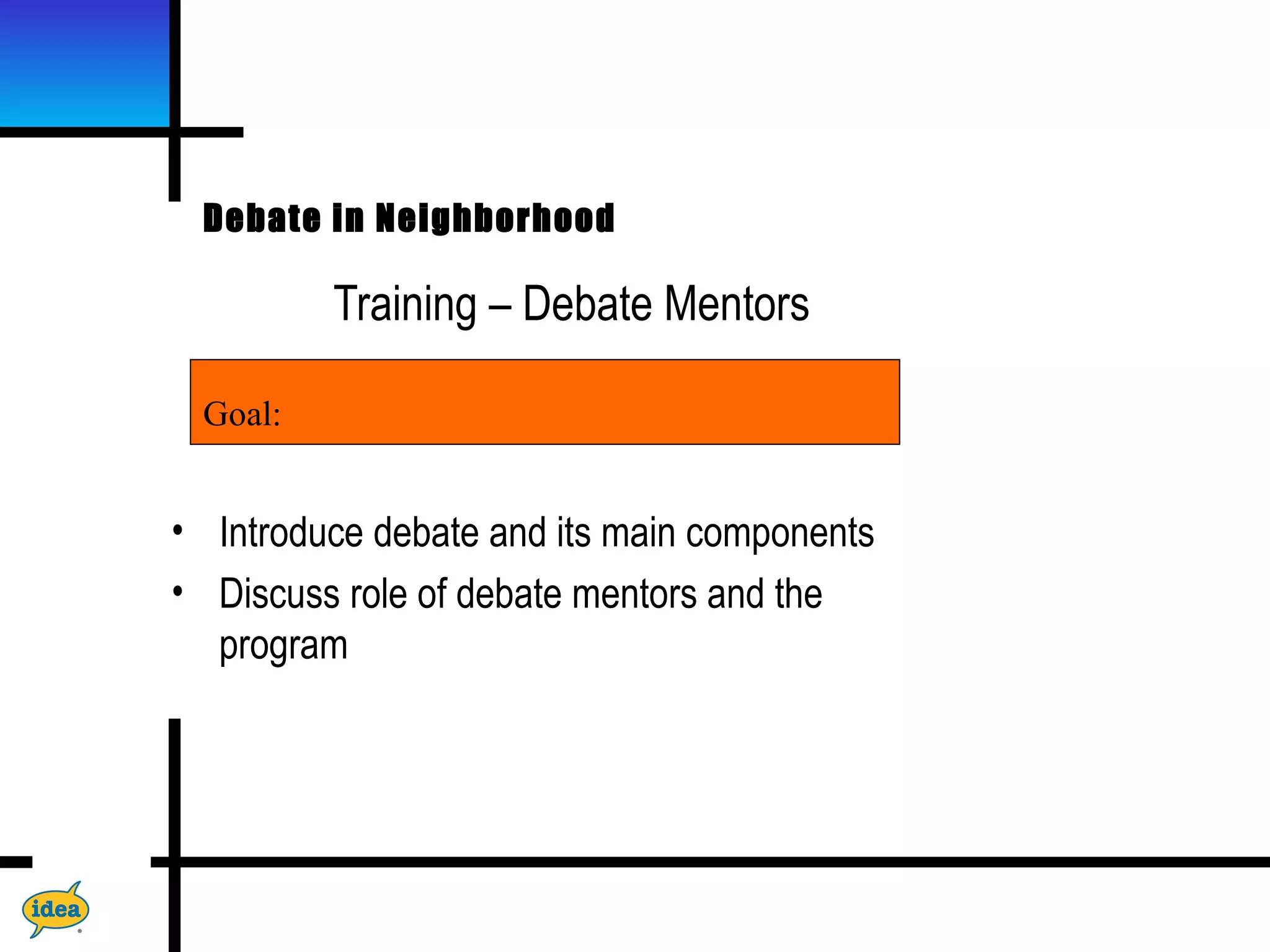 Lesson one: Introducing Debate | PPT | Education