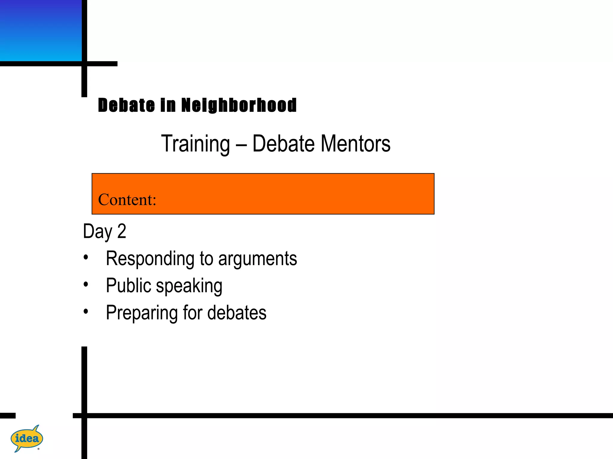 Lesson one: Introducing Debate | PPT | Education