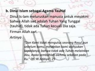 Dinul islam | PPTX