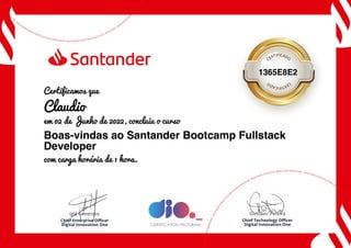 Curso Boas-vindas Santander Bootcamp | PPT